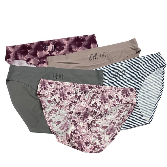 Rae Dunn | Intimates & Sleepwear | Rae Dunn 5 Pack Inspirational Bikini ...